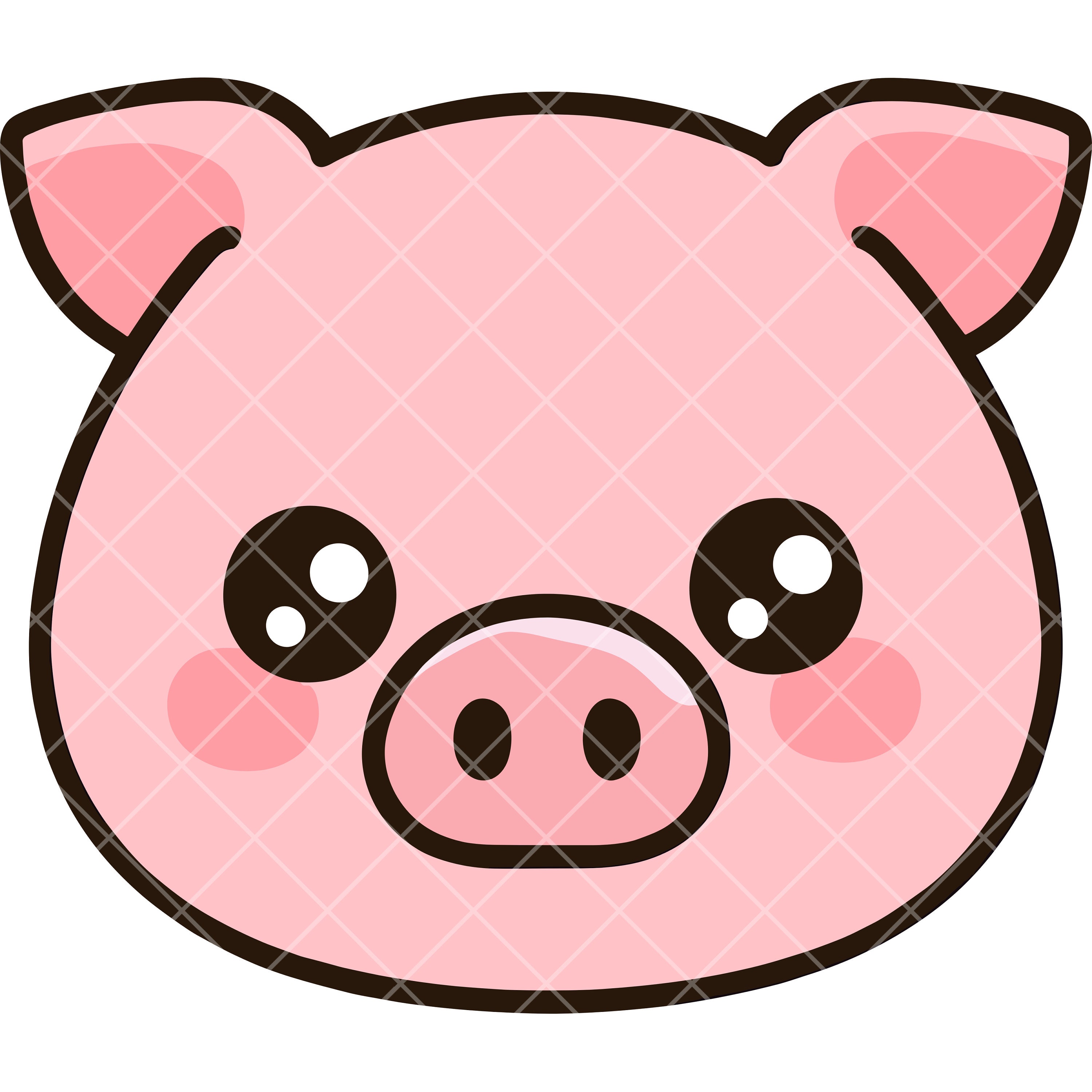Kawaii Forest and Farm Animals PNG Bundle - Etsy