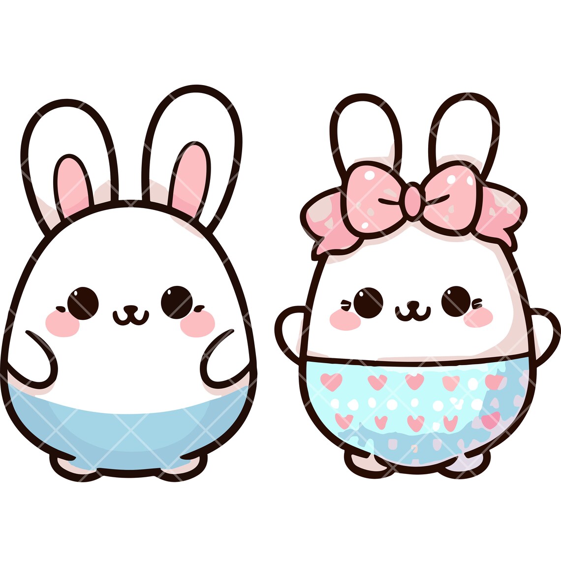 Kawaii Easter Egg Crazy Cupcake PNG Bundle - Etsy