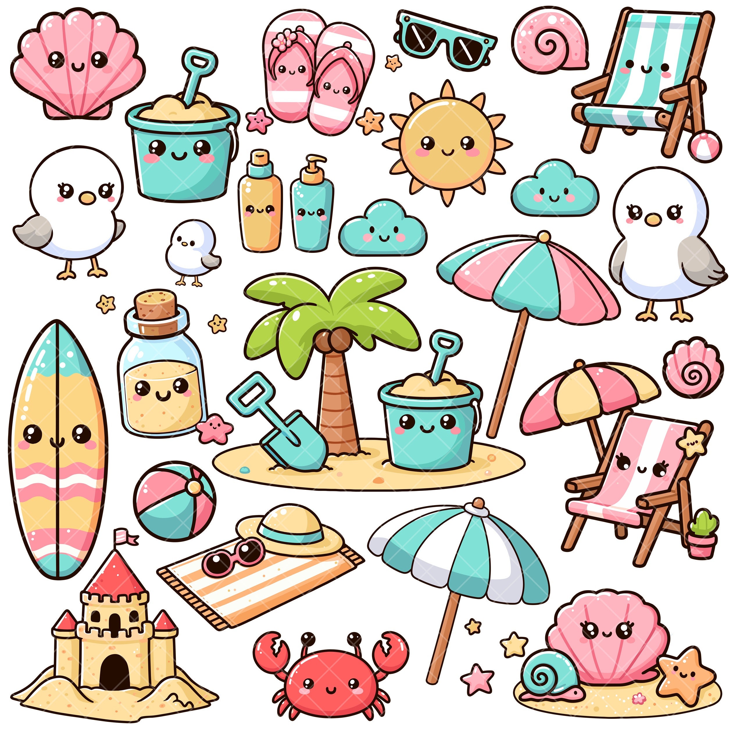 Summer Kawaii Drawing Cute Summer Drawings Images Free Download On