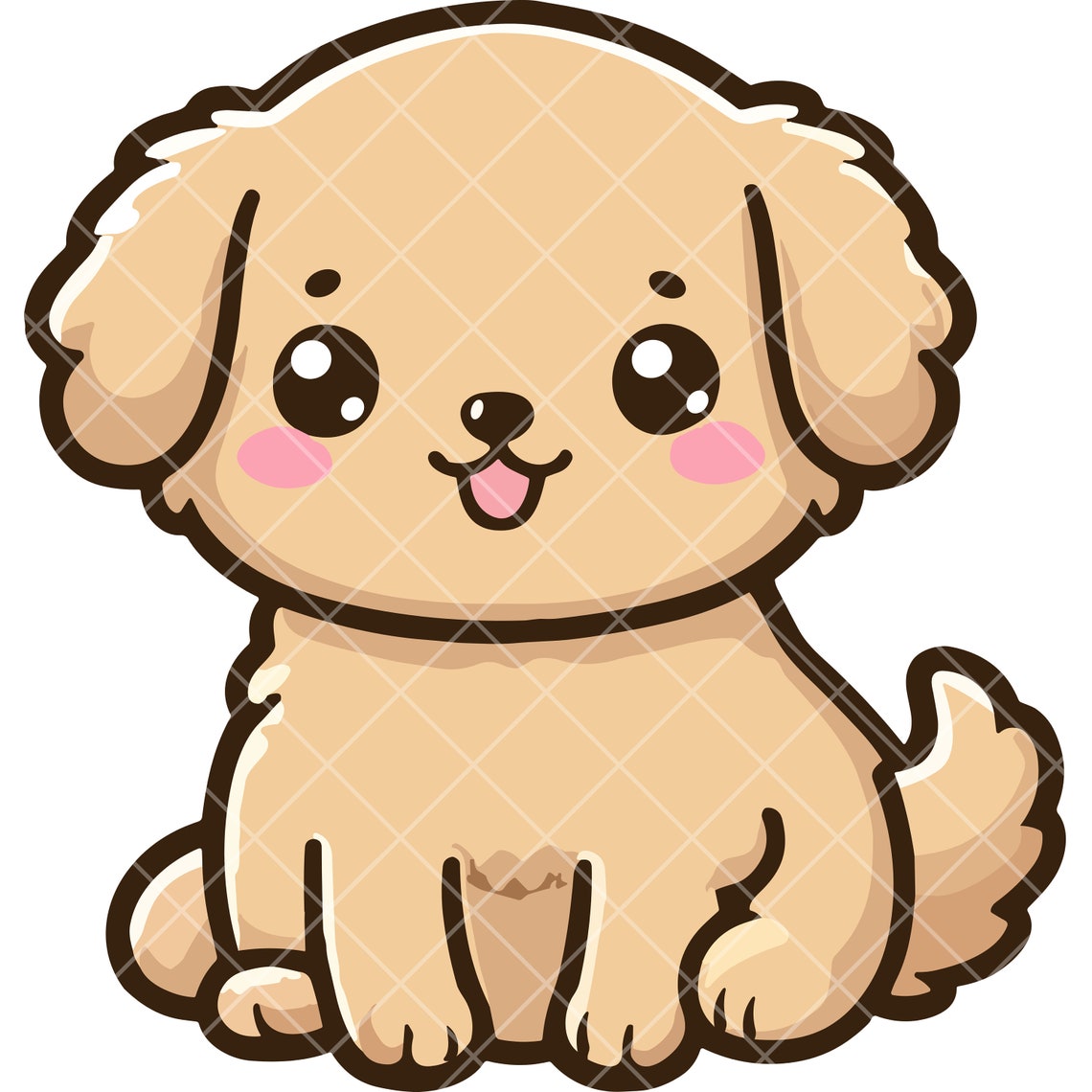 Kawaii Cute Puppy PNG Bundle - Etsy Canada