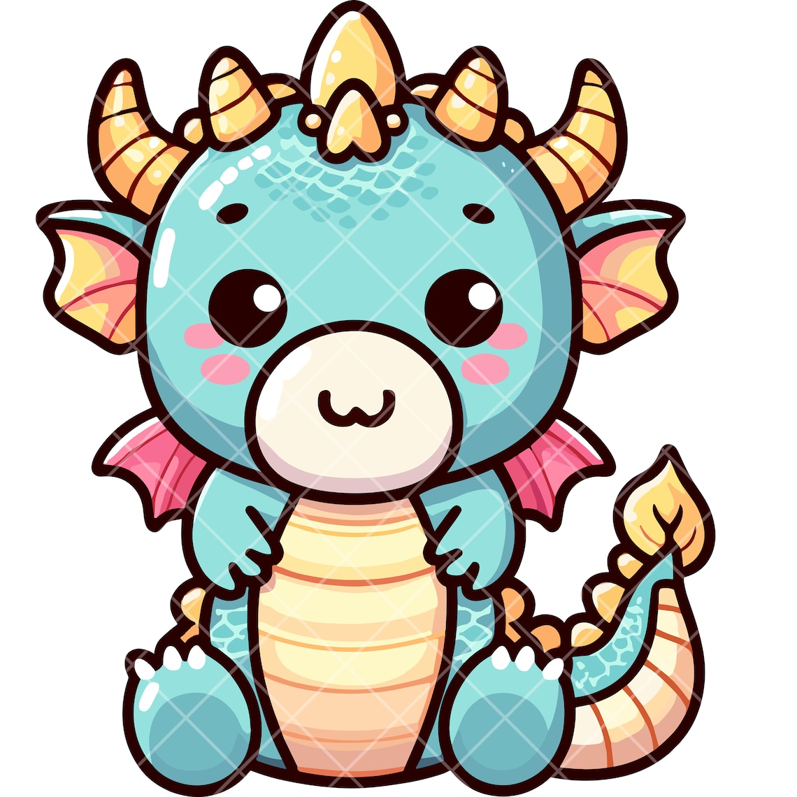 Kawaii Cute Chinese New Year PNG Bundle - Etsy