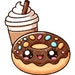 Kawaii Cute Donut PNG Bundle - Etsy