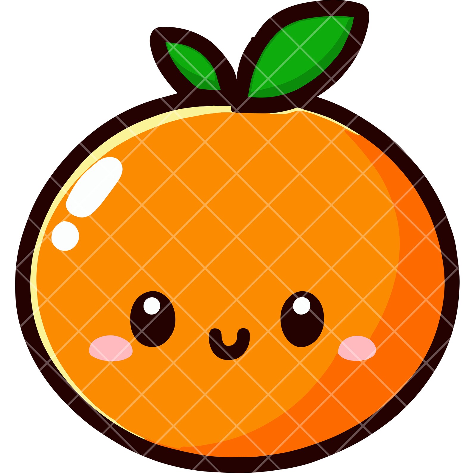 Kawaii Cute Fruit PNG Bundle - Etsy