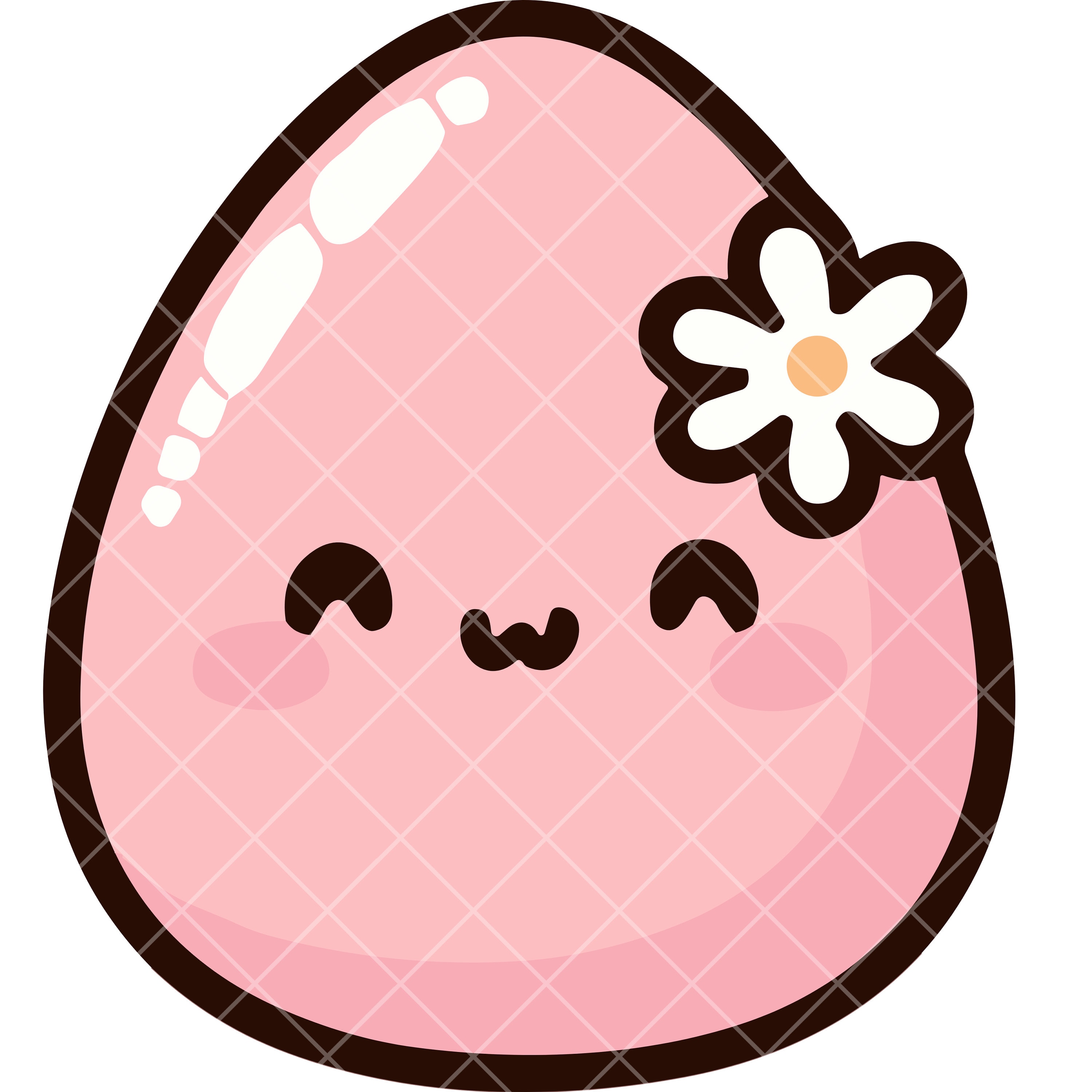 Kawaii Easter Egg Crazy Cupcake PNG Bundle - Etsy