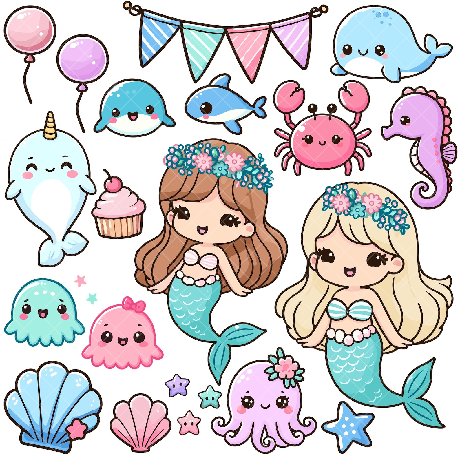 Kawaii "5 SETS FOR 3" Girls Bundle - Etsy