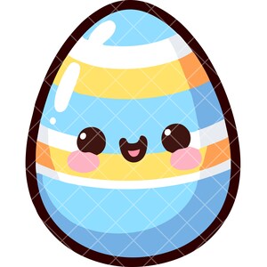 Kawaii Easter Colorful PNG Bundle - Etsy