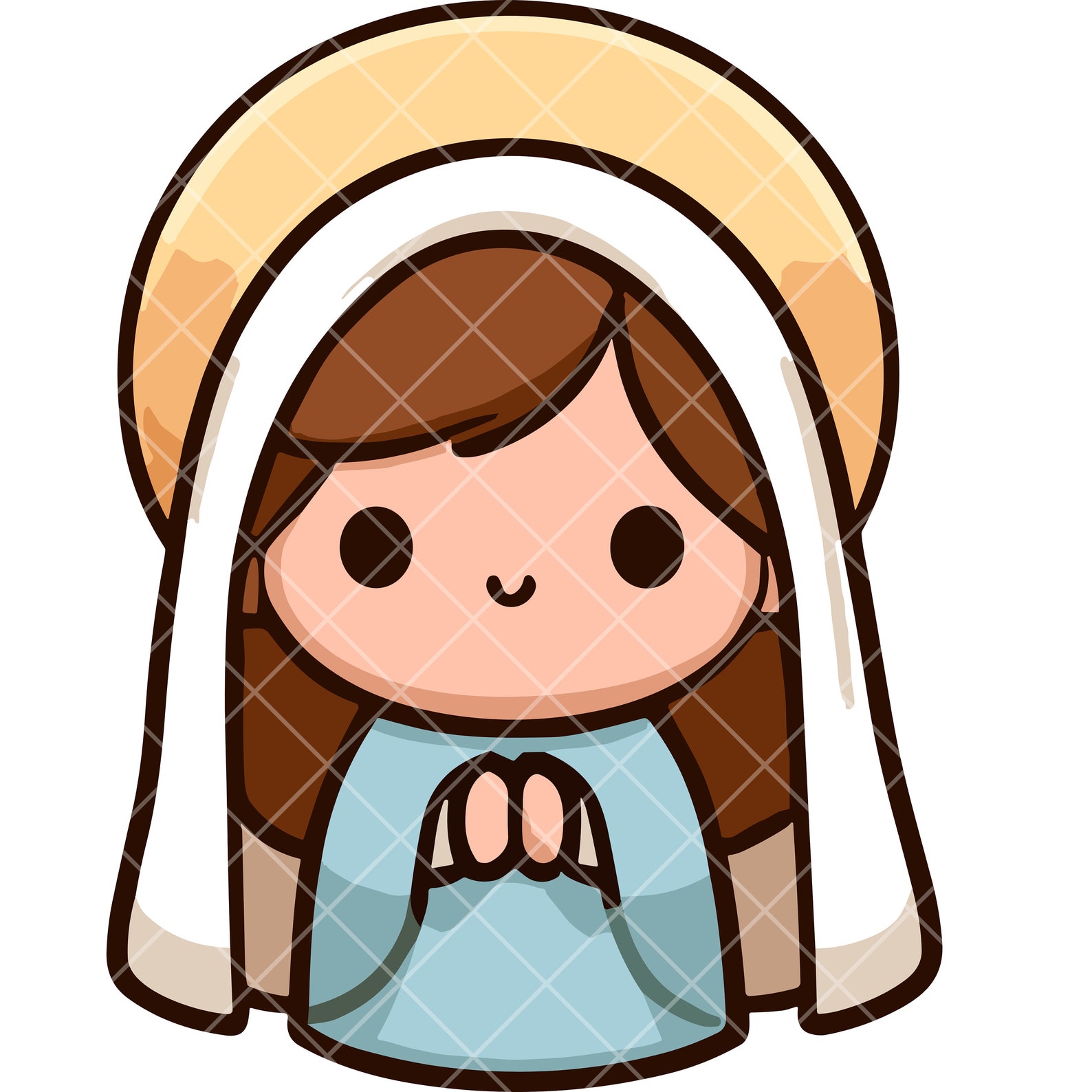 Kawaii Cute Nativity PNG Bundle - Etsy