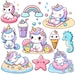 Kawaii Beach PNG Bundle - Etsy