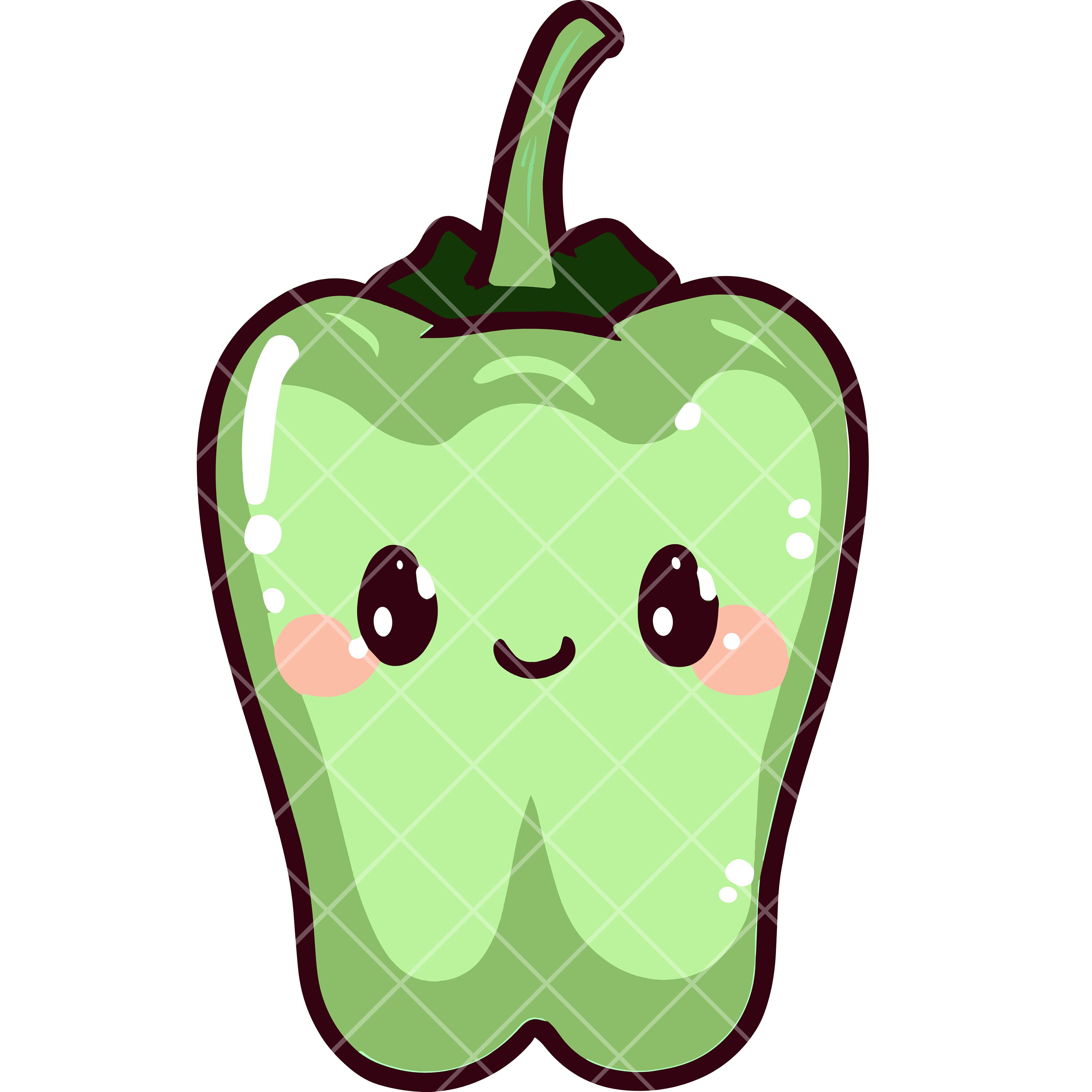 Kawaii Cute Vegetables and Greens PNG Bundle - Etsy