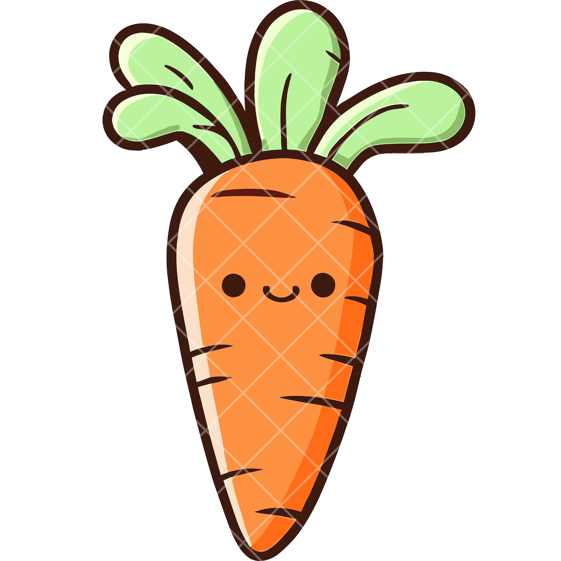 Kawaii Cute Vegetables and Greens PNG Bundle - Etsy