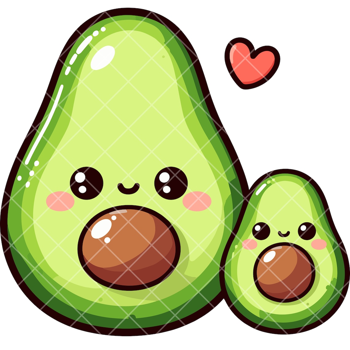 Kawaii Cute Vegetables and Greens PNG Bundle - Etsy