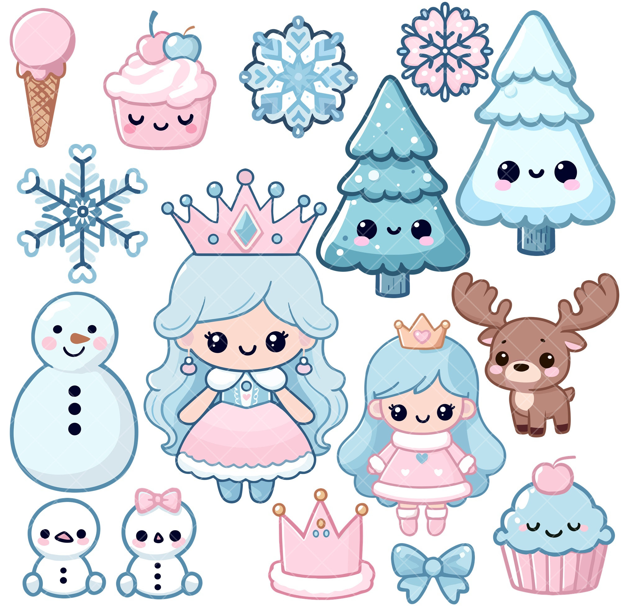 Kawaii 5 SETS FOR 3 Girls Bundle - Etsy