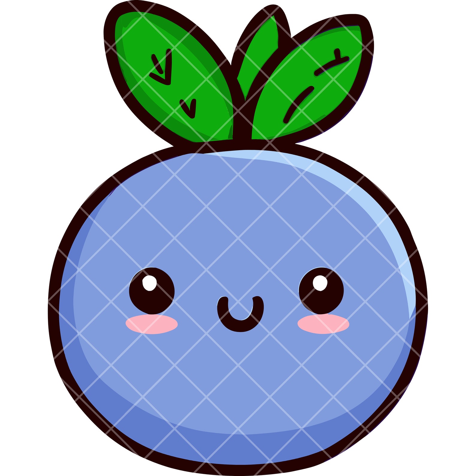 Kawaii Cute Fruit PNG Bundle - Etsy