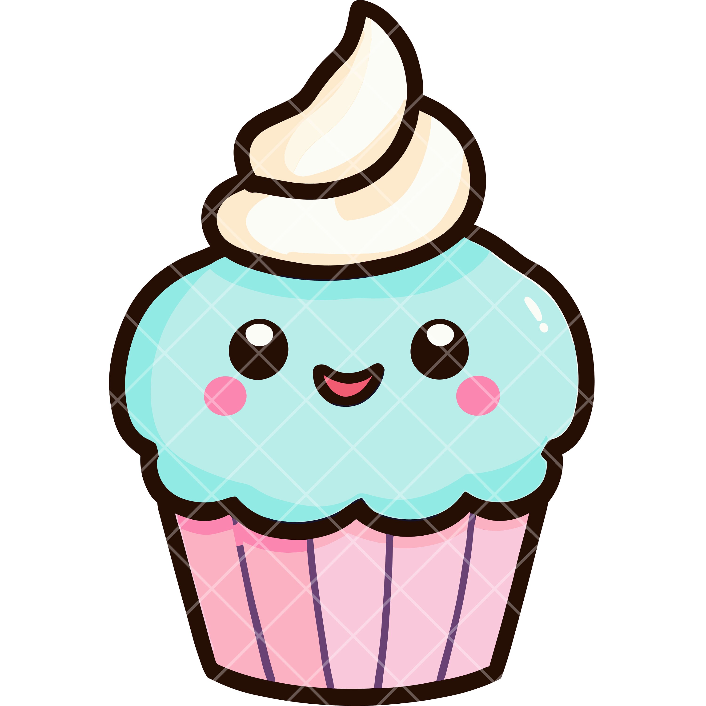 Kawaii Cute Sweets PNG Bundle - Etsy