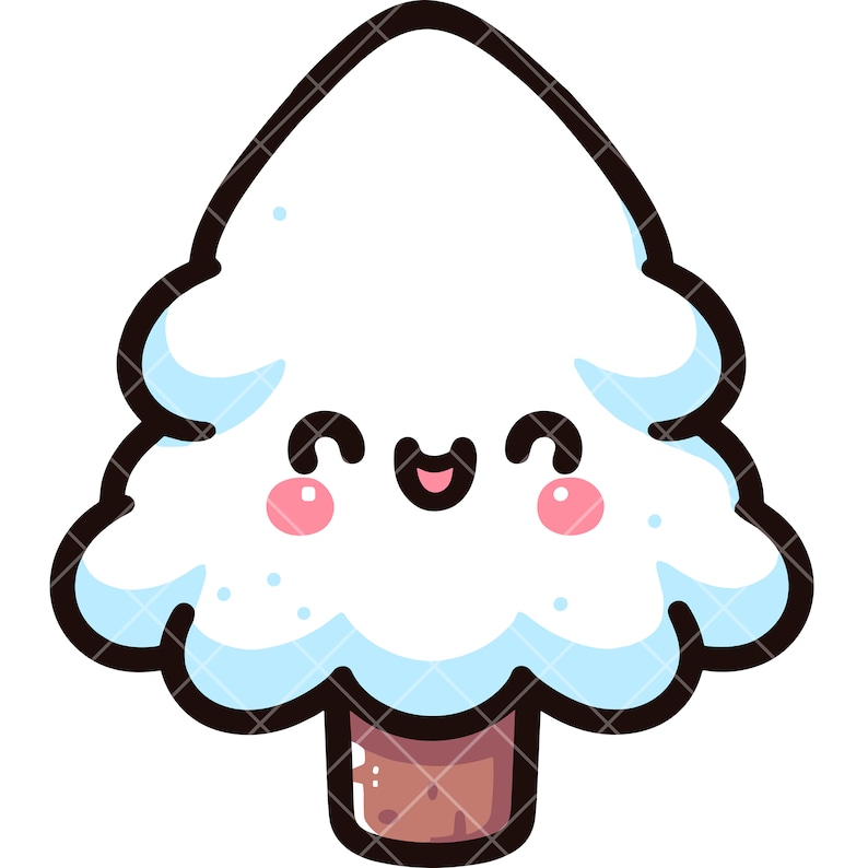 Kawaii Cute Winter Wonderland PNG Bundle - Etsy