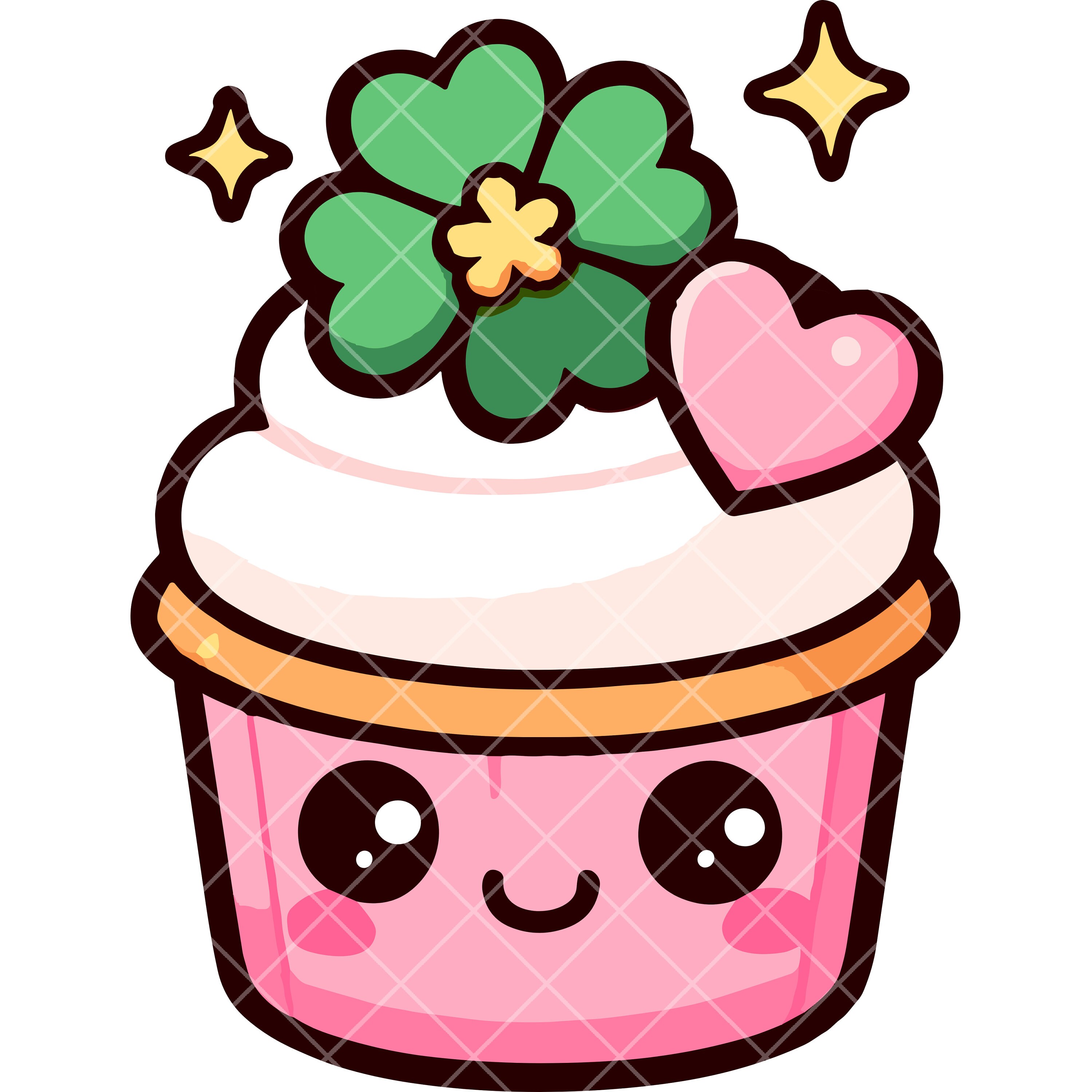 Kawaii St Patricks Rainbow PNG Bundle - Etsy