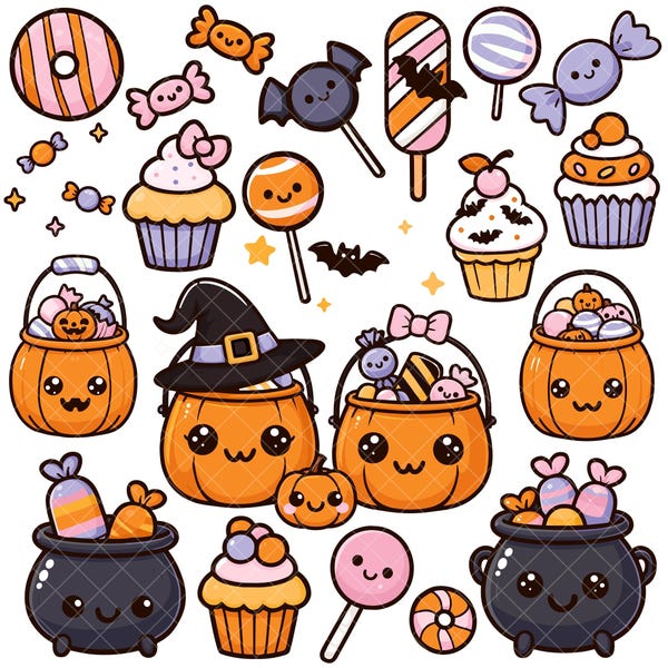 Kawaii Halloween - Etsy