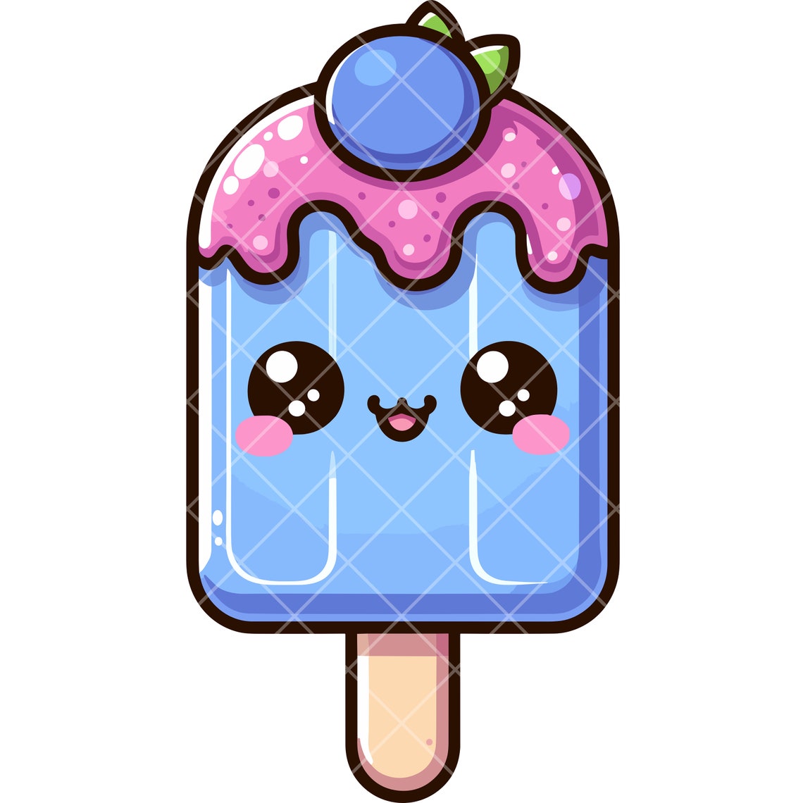 Kawaii Cute Ice Cream Png Bundle Etsy