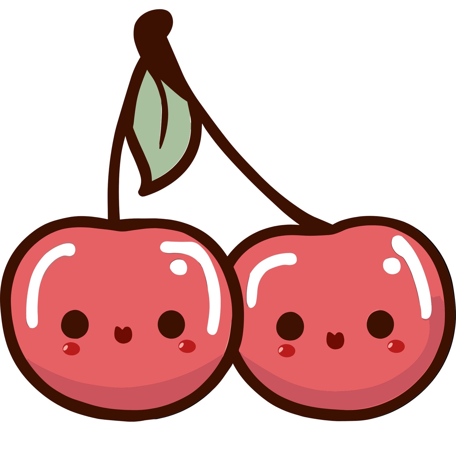 Kawaii Cute Fruit PNG Bundle - Etsy