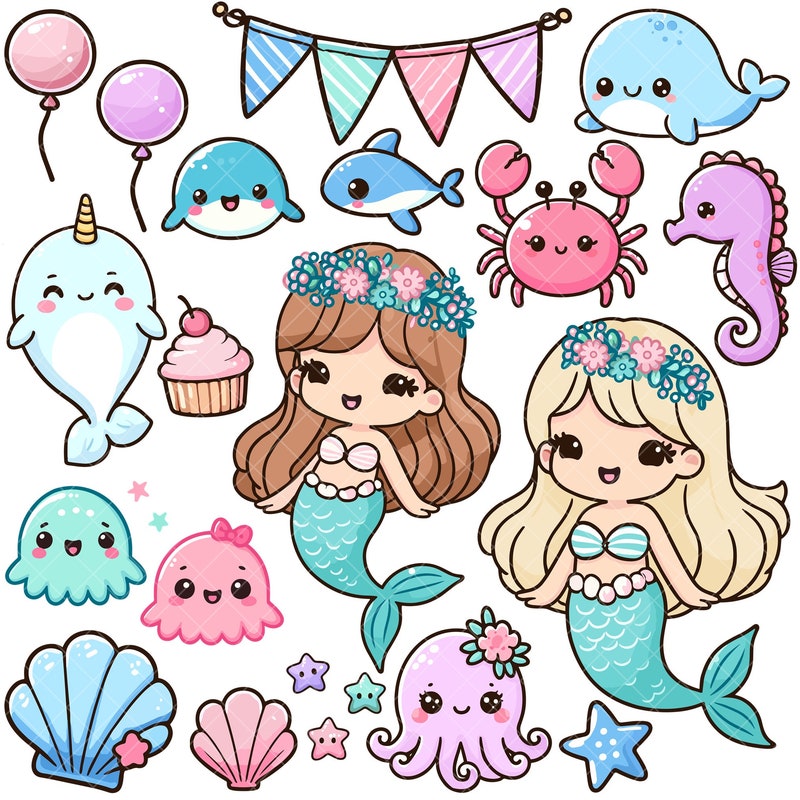 Mermaid Drawing Simple - Etsy UK