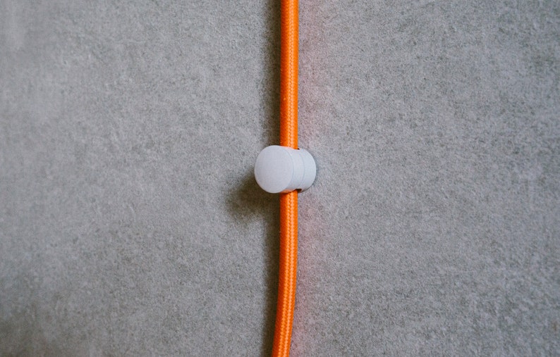 Pack of 3 – Stylish Cable Clamps for Laying Textile Cables on Walls and ...