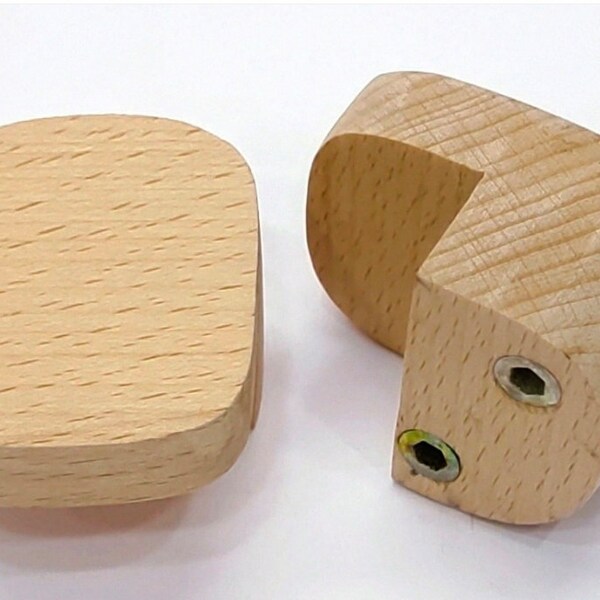 Wood Circle Door Handles - Etsy
