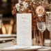 Wedding Menu Template, Classic, Elegant & Simple , Wedding Table Menu ...