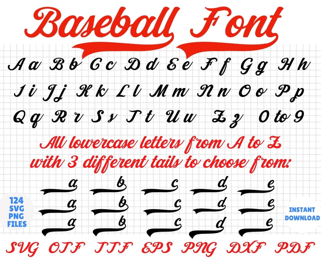 Baseball Font, Baseball Font SVG, Baseball Letters SVG, Baseball ...