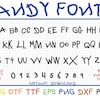 Andy Font TTF, Andy Font Svg, Toy Font Svg, Cut Files for Cricut and ...