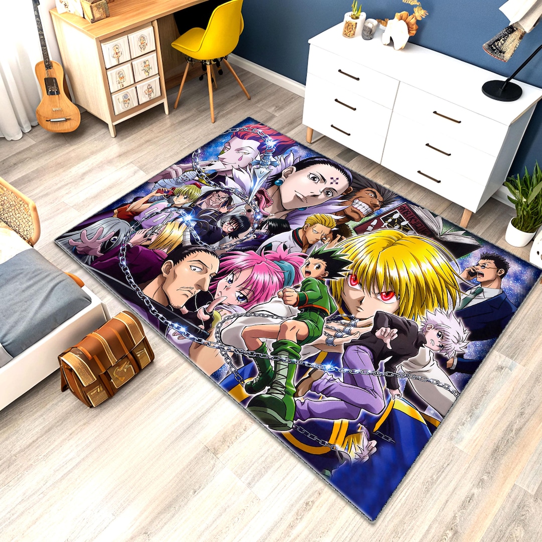Anime Rug, Manga Rug, Mixed Anime Rug, Kawai Rug, Colorful Rug ...