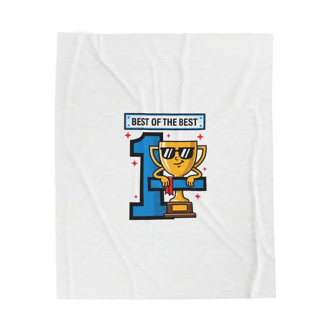Top Rank Trophy Graphic Blanket | Top-list Ranking, List Lover Merch - Etsy