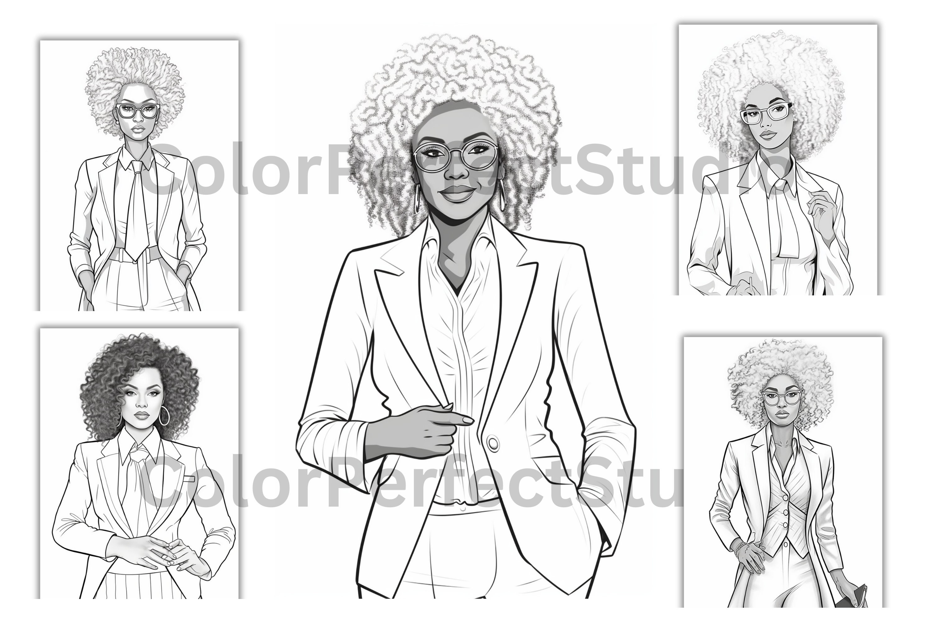 52 Elegant Black Girl Boss Black Woman Coloring Pages for Adults ...