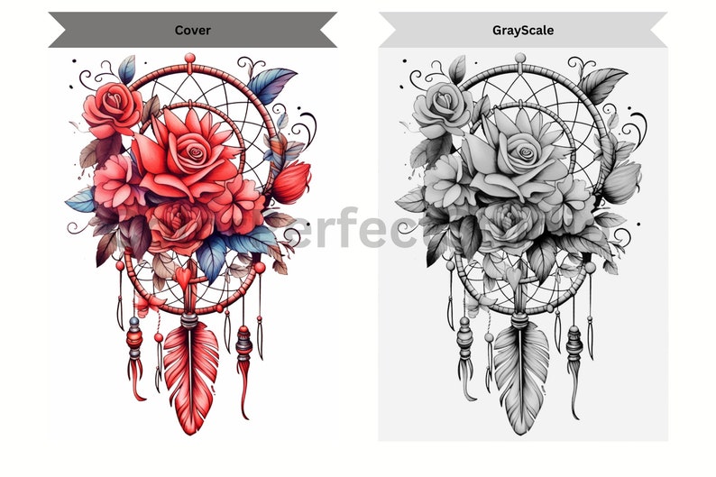 35 Dream Catchers Coloring Book Page, Adults Kids Instant Download ...