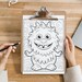 Happy Monsters Coloring Pages - 50 Unique Happy, Lovable, Friendly ...