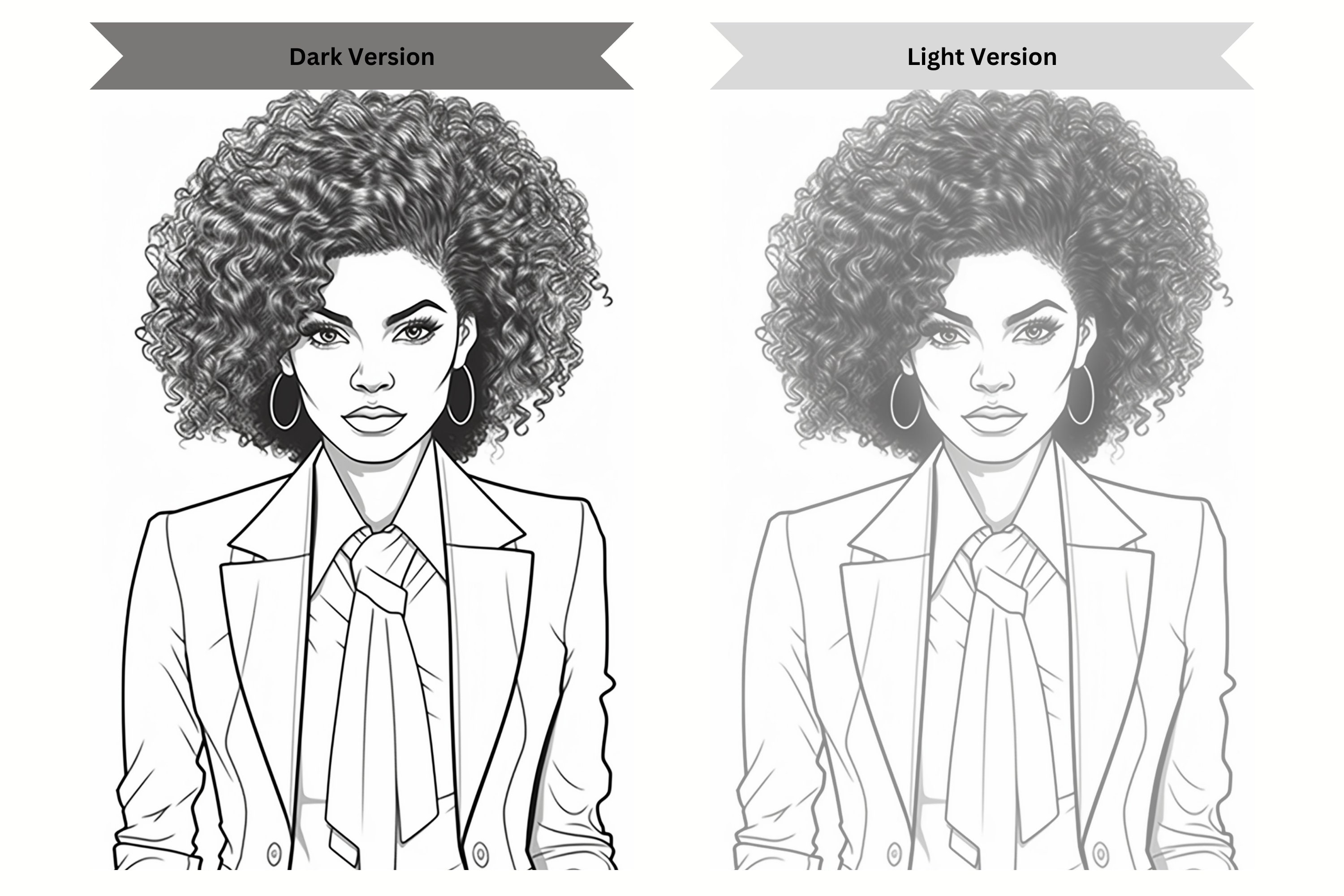 52 Elegant Black Girl Boss Black Woman Coloring Pages for Adults ...
