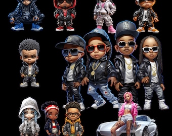 10 Money Thug Life Urban Streetwear Png Bundle File Design Trendy Svg T ...