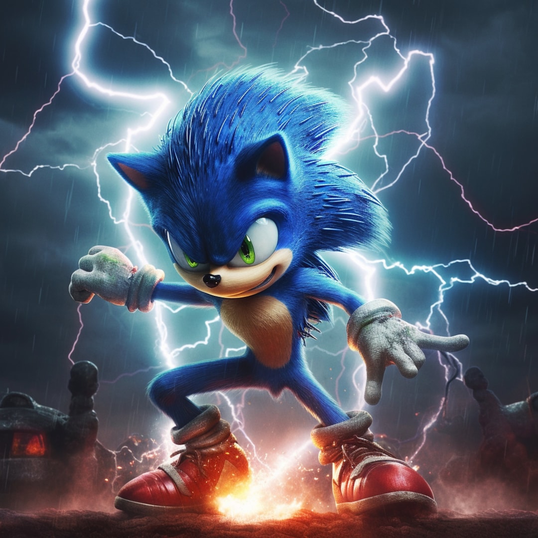 Sonic the Hedgehog Clip Art Png Printable Poster Svg Wall Art Home ...