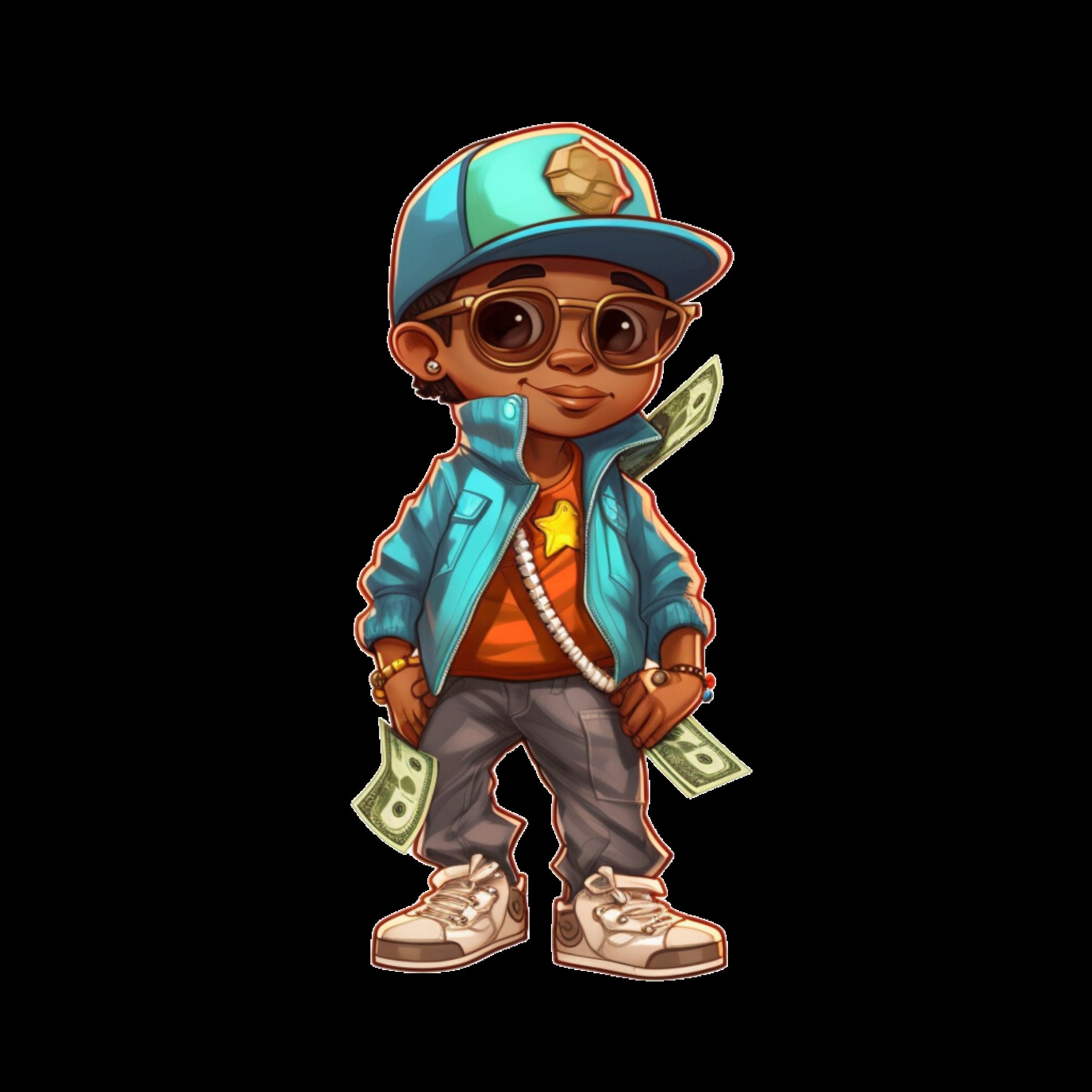 Dope Money Thug Life Boy Urban Streetwear Png File Design Digital Art T ...