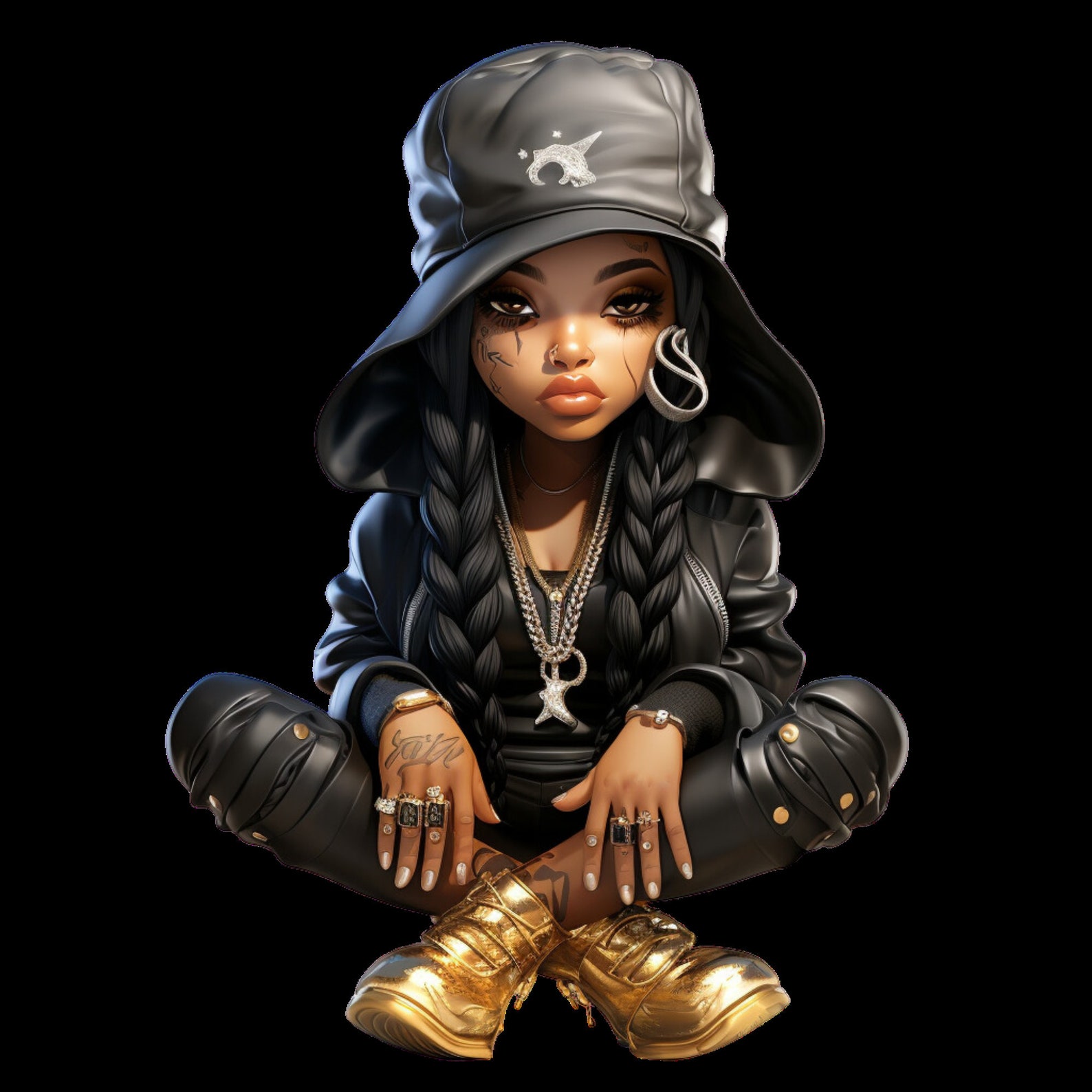 10 Money Thug Life Urban Streetwear Svg Png Bundle Digital Art File ...