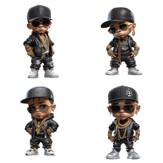 35 Png Bundle Thug Streetwear Money Svg Png Digital Art Design Instant ...