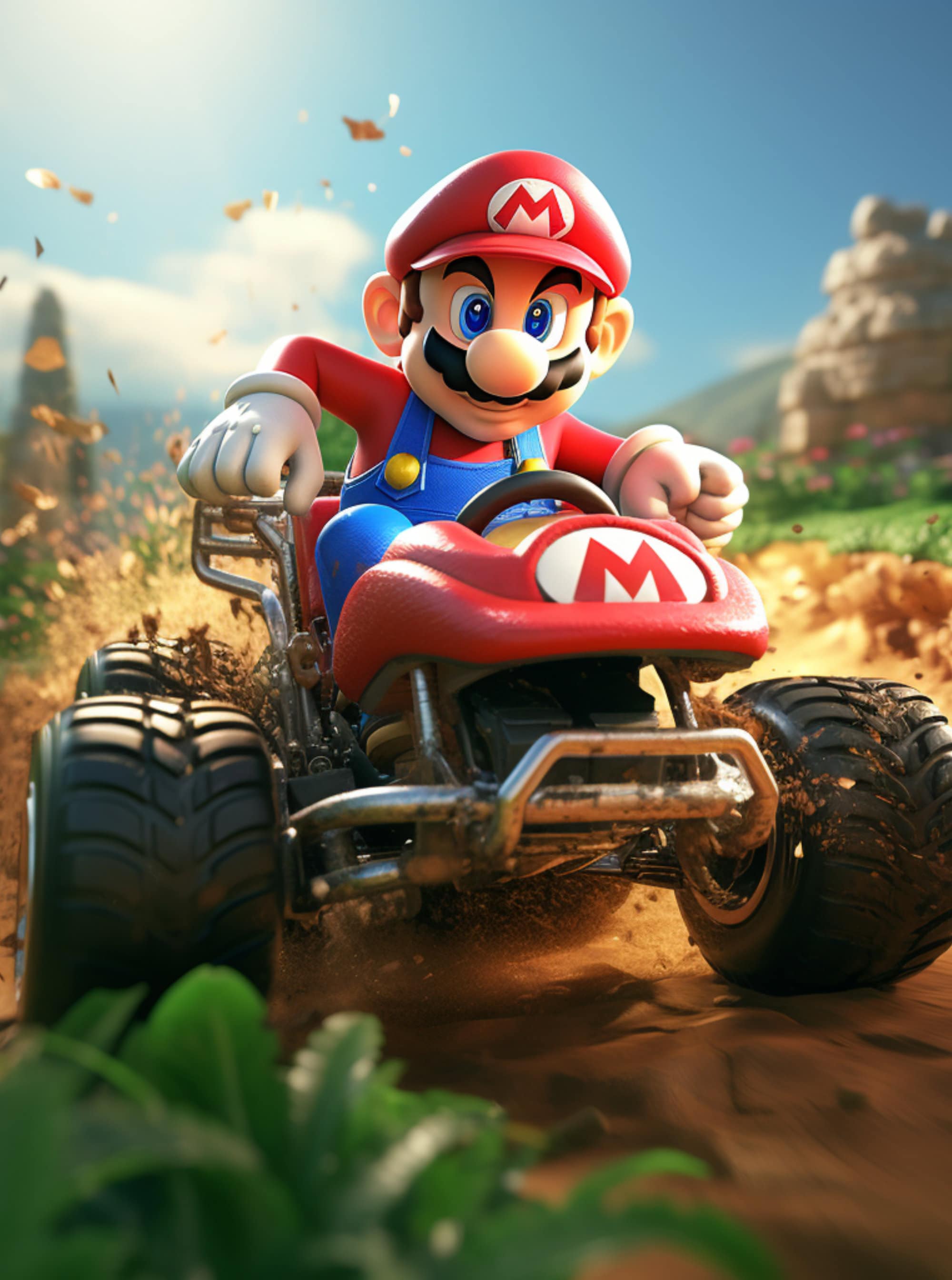 Mario Kart Printable Poster Super Mario Bros Digital Prints - Etsy