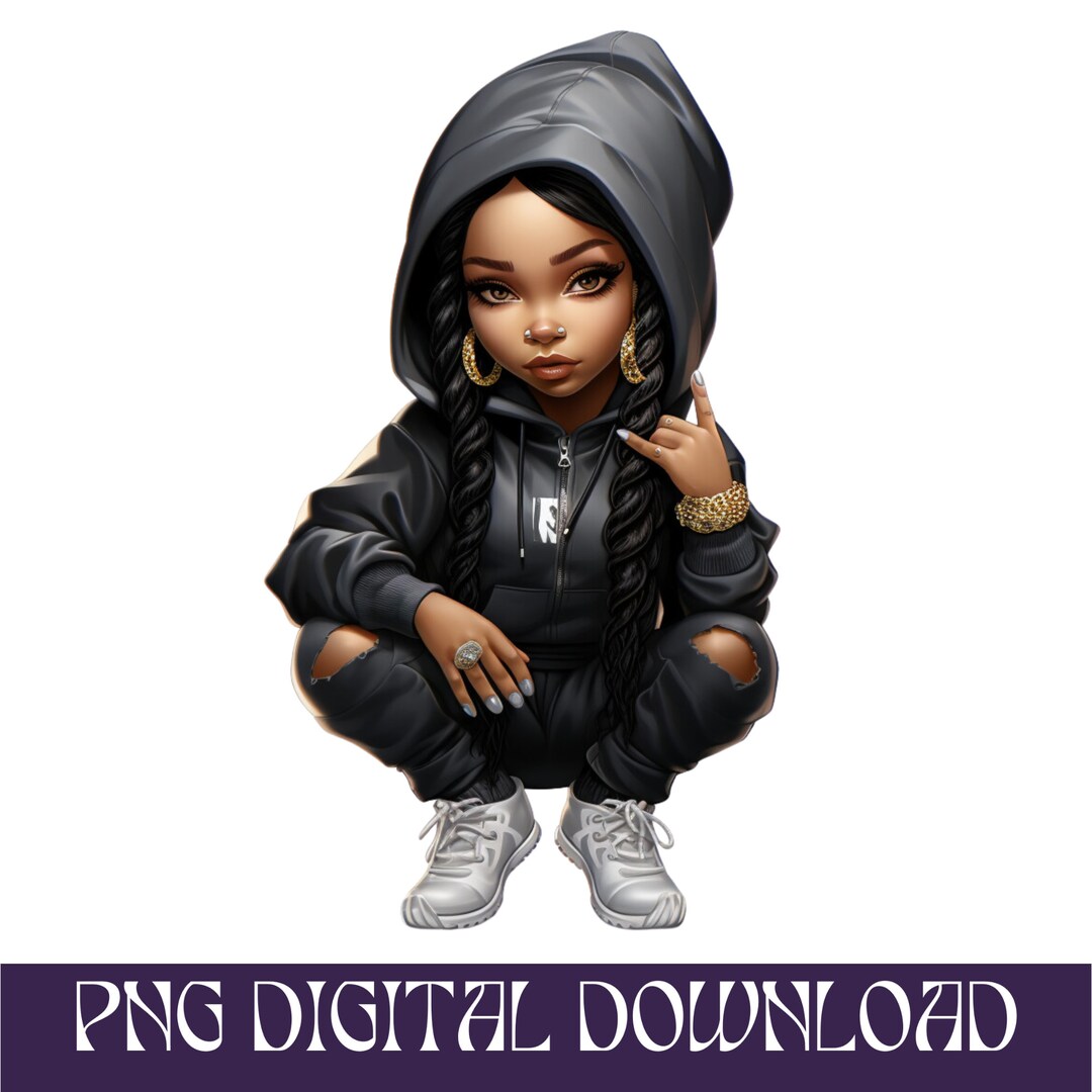 Girl Svg Dope Money Thug Life Urban Streetwear Png File Design Digital ...