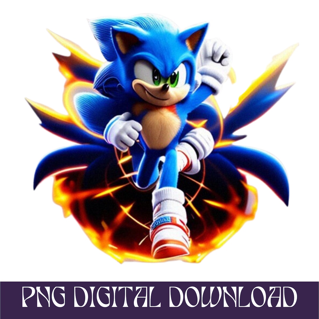 Sonic The Hedgehog Svg Png Clipart Instant Digital Download Etsy 