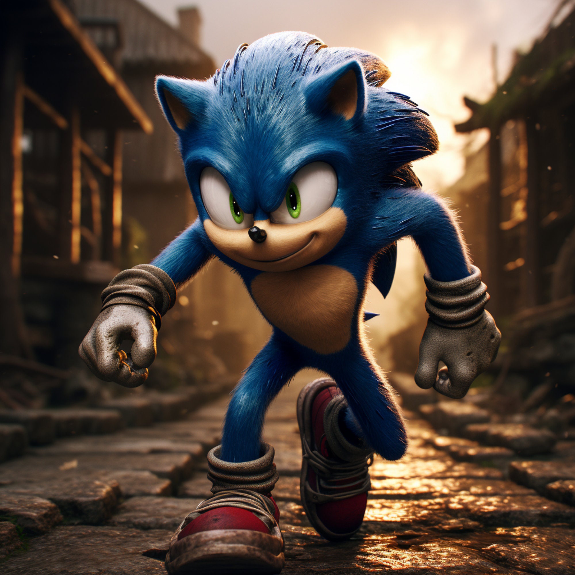 Sonic the Hedgehog Png Printable Poster Wall Art Home Decor Instant ...