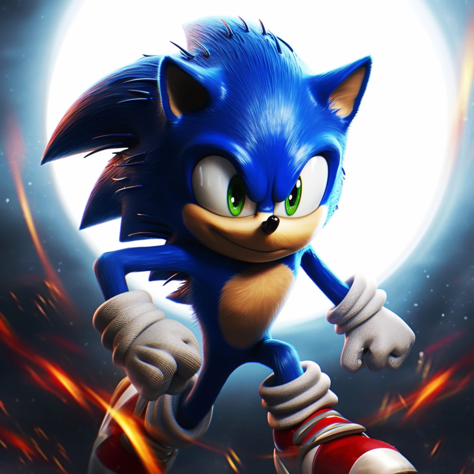 Sonic the Hedgehog Printable Png Poster Wall Art Home Decor Instant ...