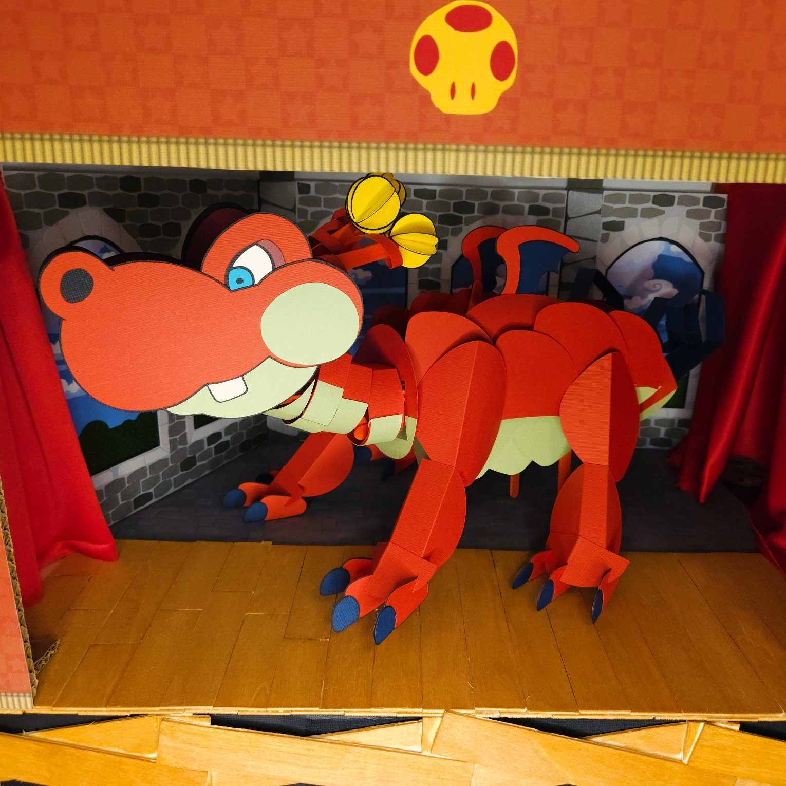 Paper Mario Hooktail Papercraft Art - Etsy