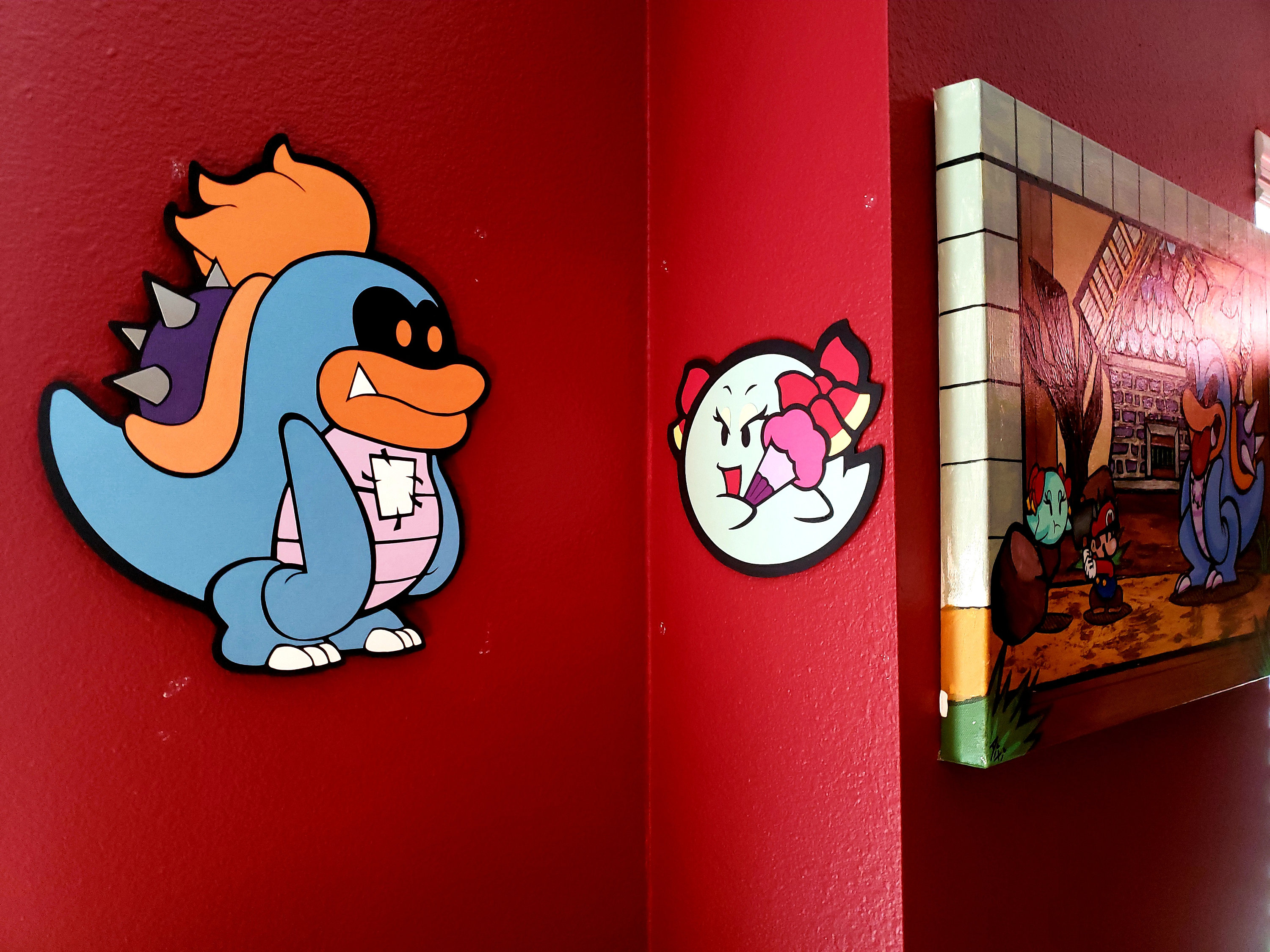 Paper Mario Lady Bow Wall Art - Etsy