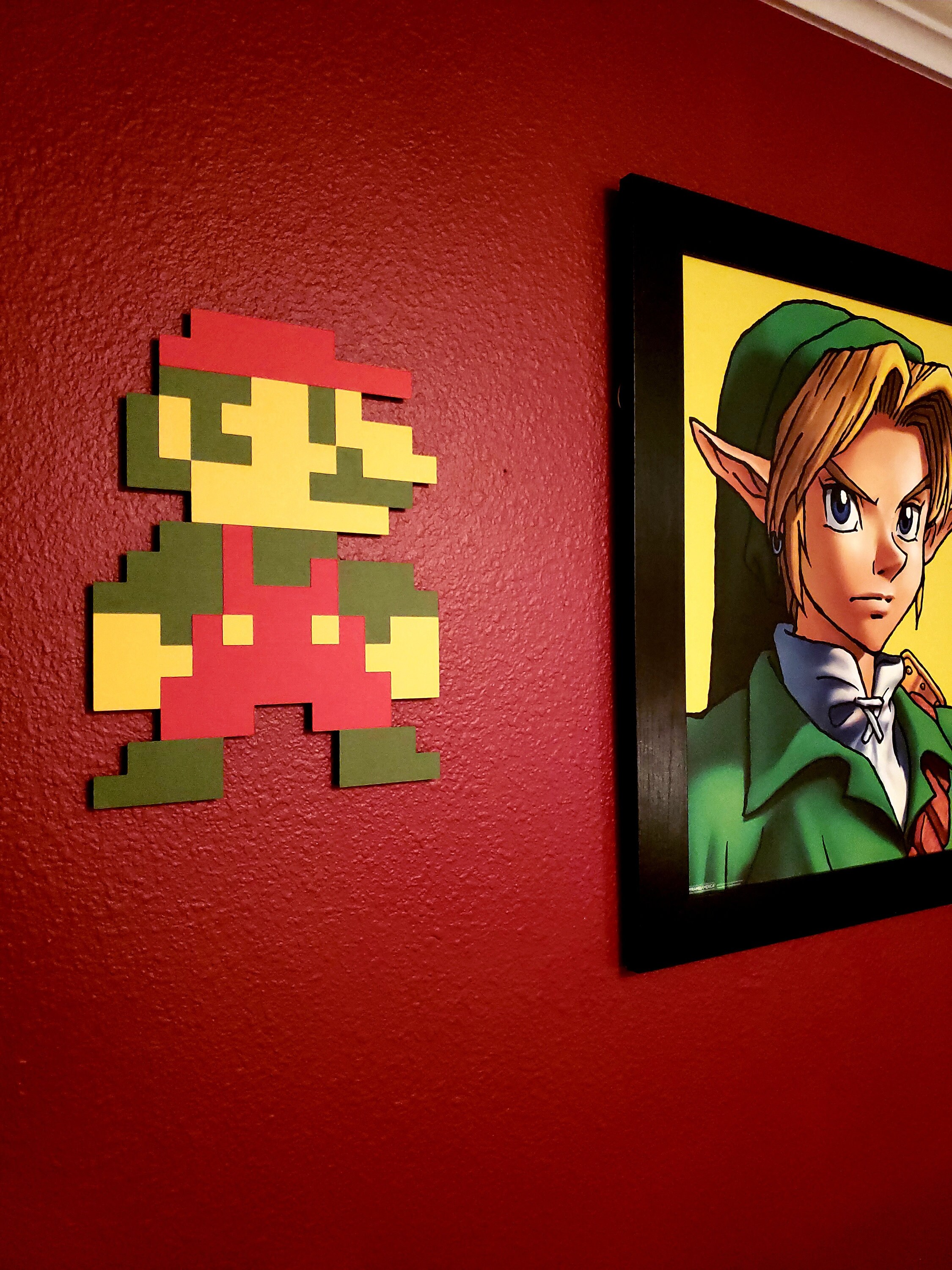 Super Mario 8-bit Wall Art - Etsy