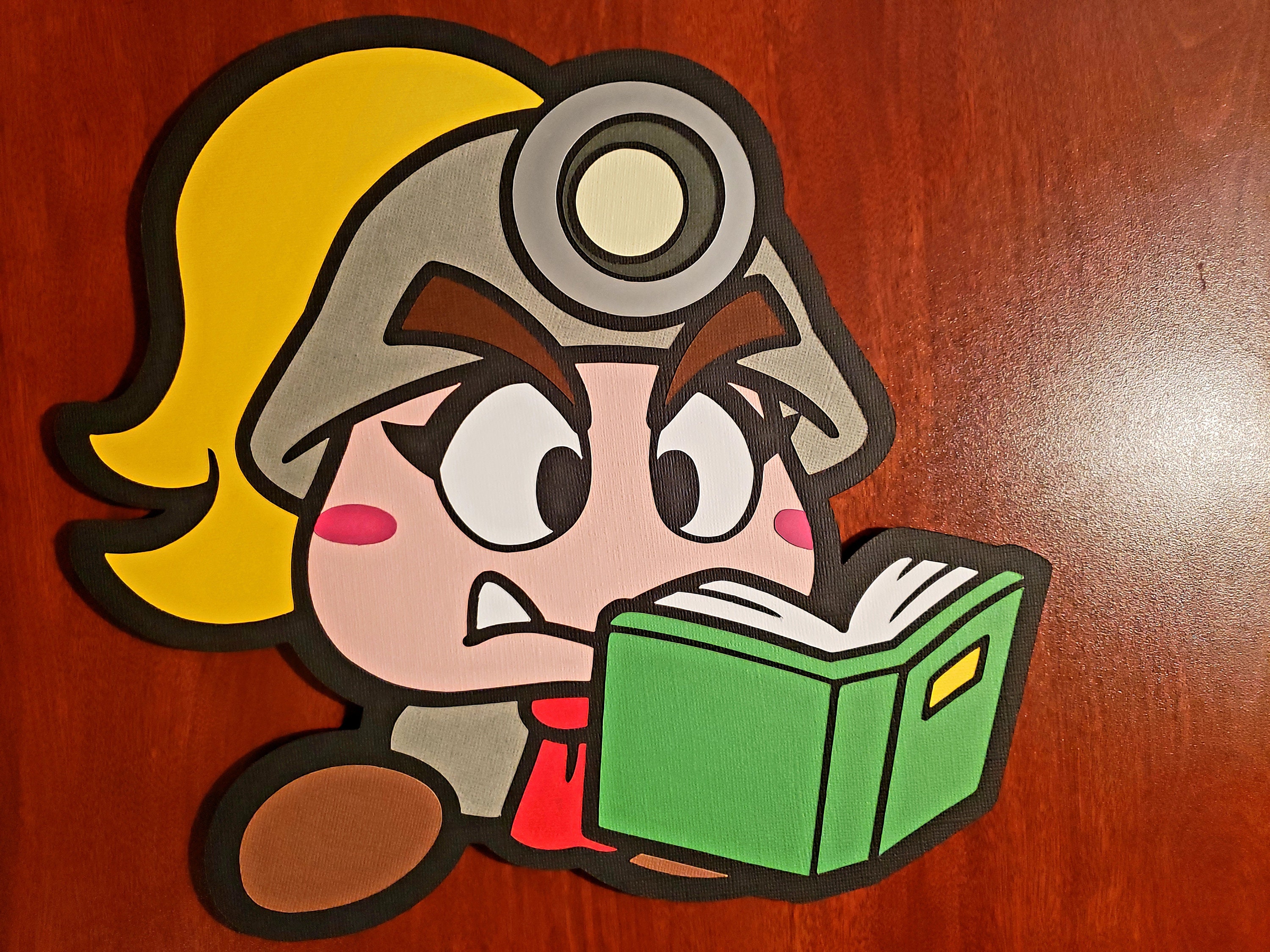 Paper Mario Goombella Wall Art - Etsy