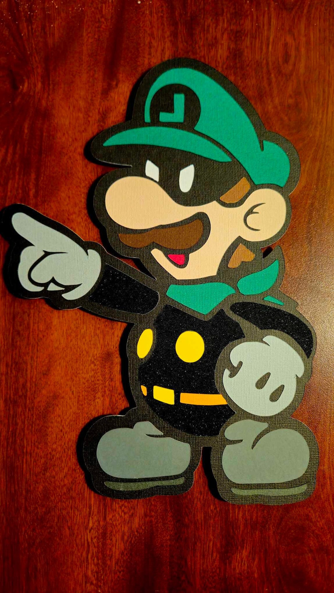 Paper Mario Mr. L Wall Art - Etsy